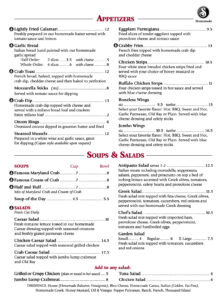 Squires Cafe | Enjoy Squire's Italian Restaurant in Baltimore for Lunch ...